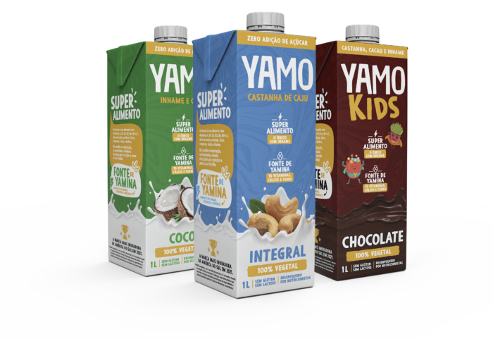 Yamo lança linha de leites vegetais em três sabores