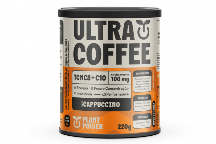 Ultracoffee da Plant Power ganha nova formulação e o sabor caramelo